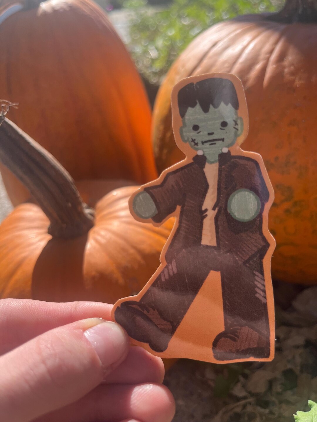 Glossy Frankie Sticker - Etsy