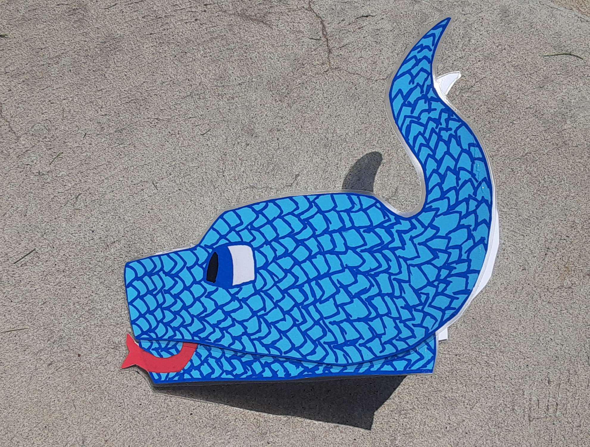 Dragon Hand Puppet. Snake Dragon. Paper Dragon Puppet - Etsy