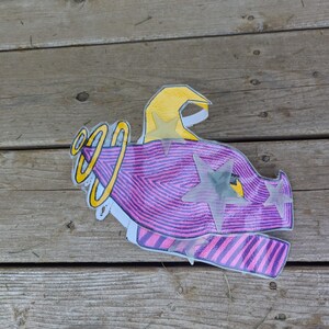 Dragon Hand Puppet. Star Dragon. Paper Dragon Puppet - Etsy