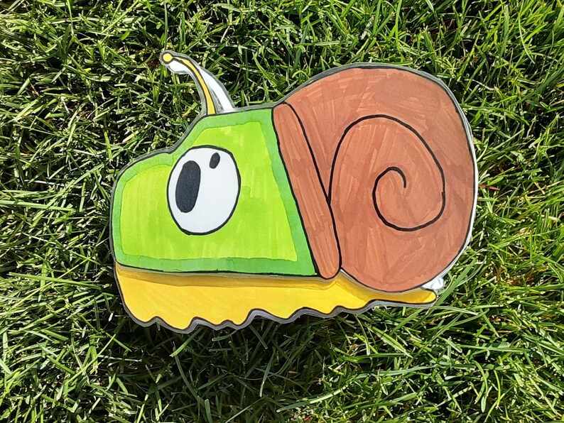 Dragon Hand Puppet. Snail Dragon. Paper Dragon Puppet - Etsy