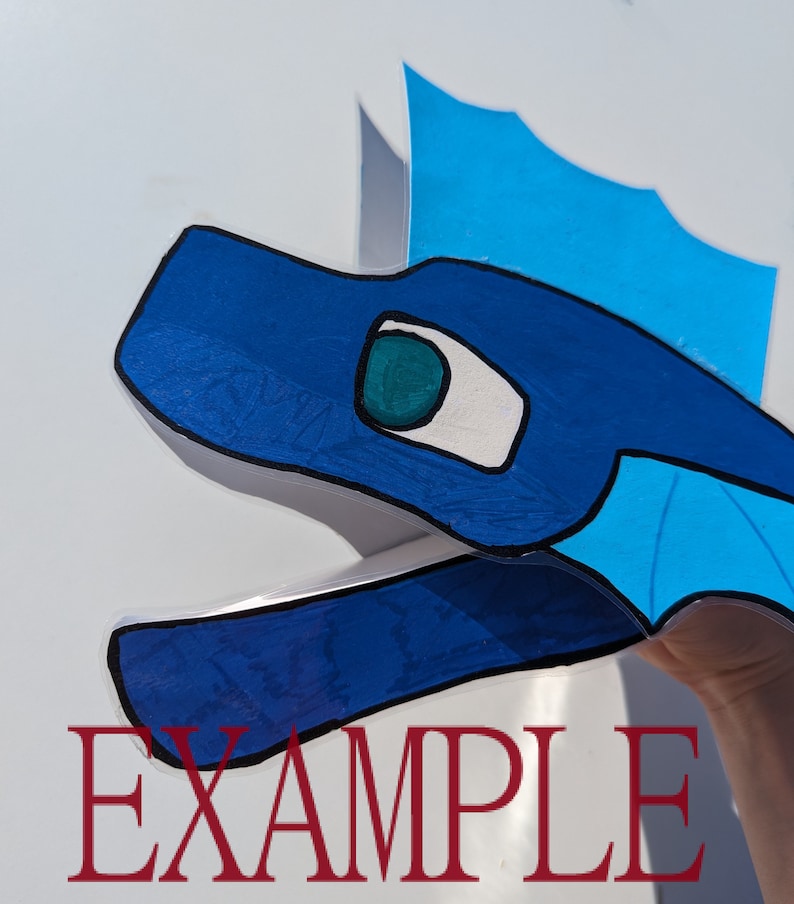 Custom Paper Dragon Puppets - Etsy