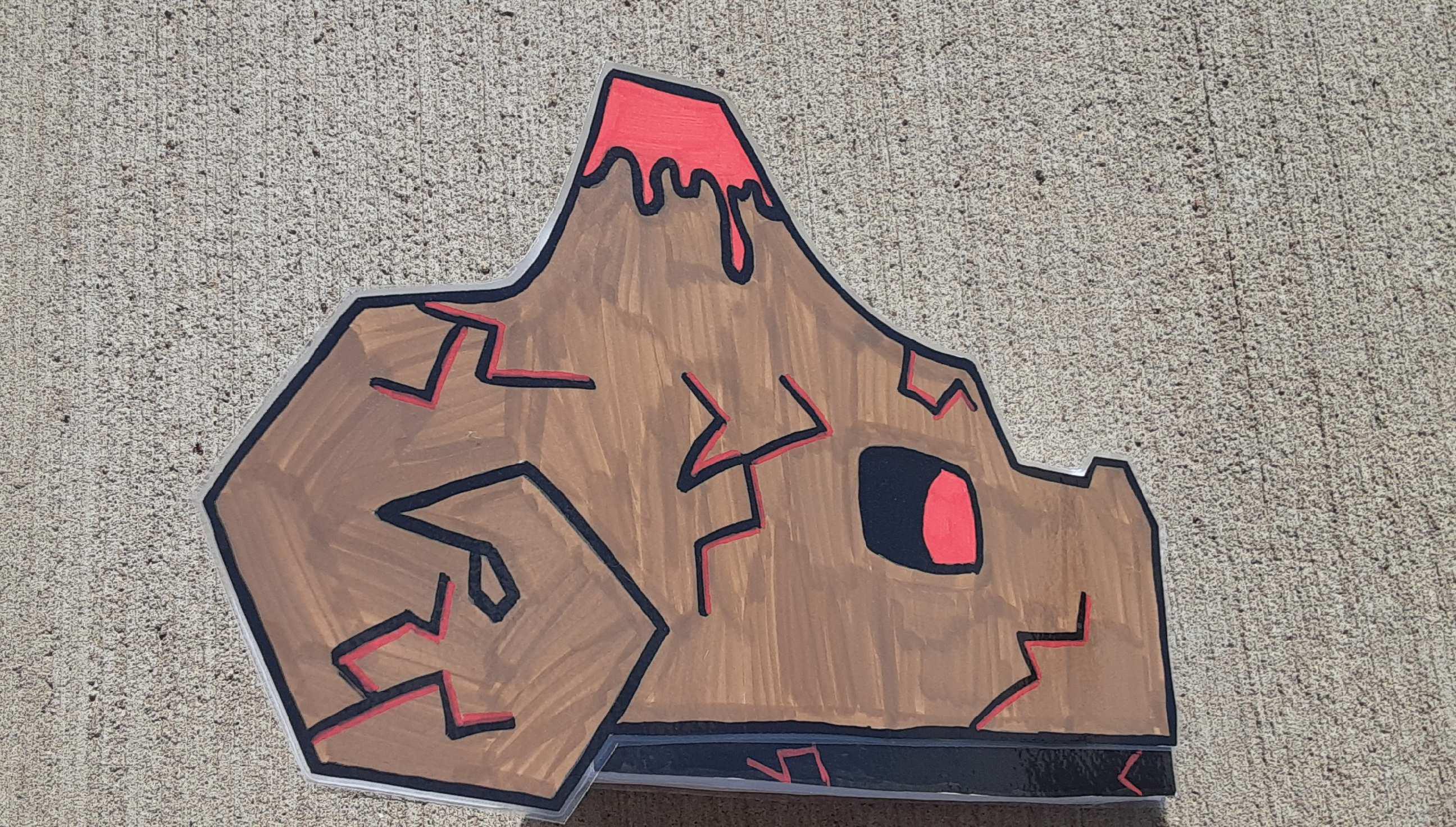 Dragon Hand Puppet. Volcano Dragon. Paper Dragon Puppet - Etsy