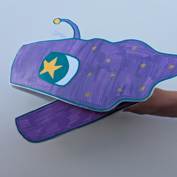 Paper Dragon Puppet - Etsy