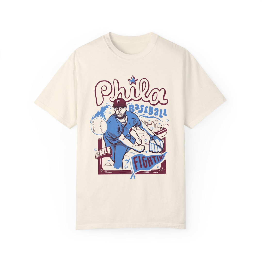 Phillies Baseball Tee, Featuring Pitcher Wheeler, Unisex Comfort Colors ...