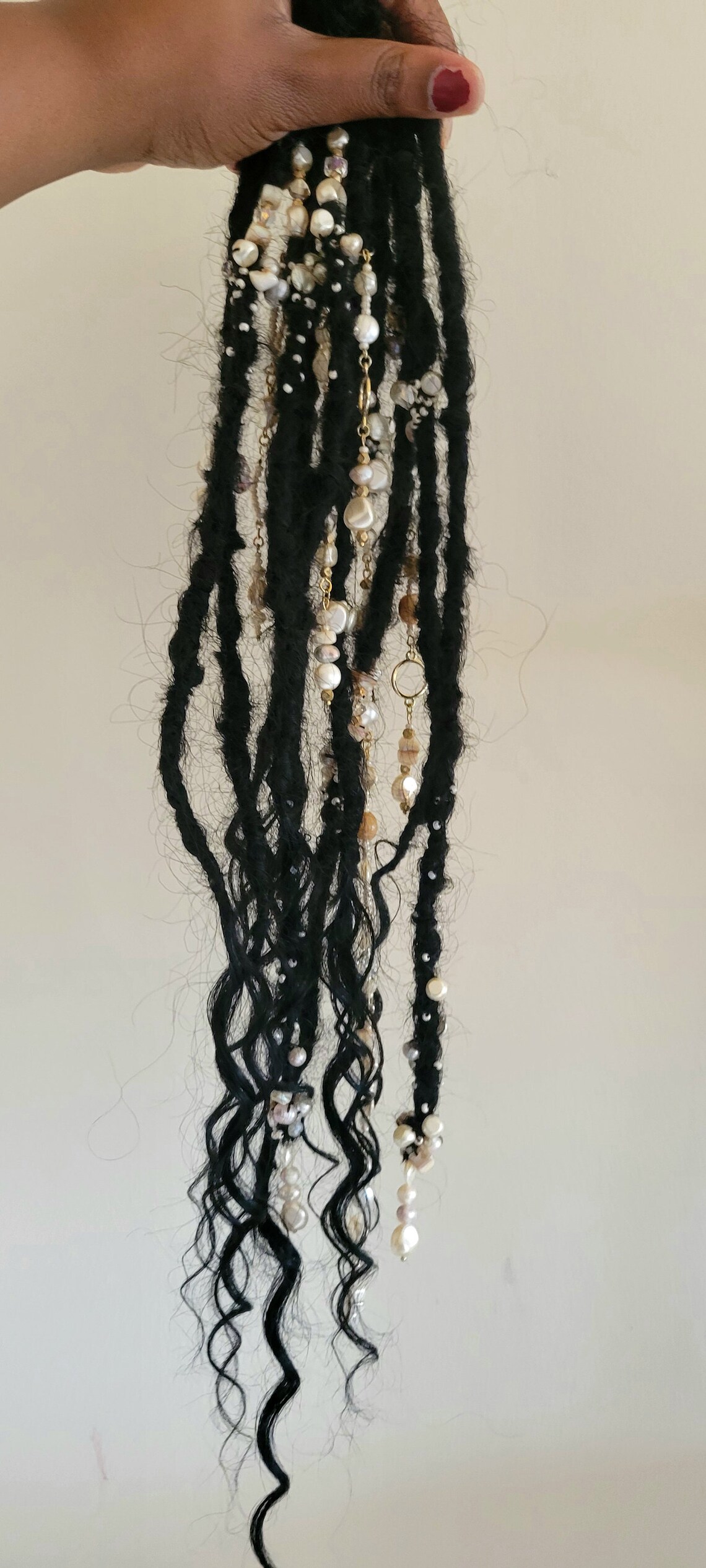 Pearl Charm Crochet Locs - Etsy