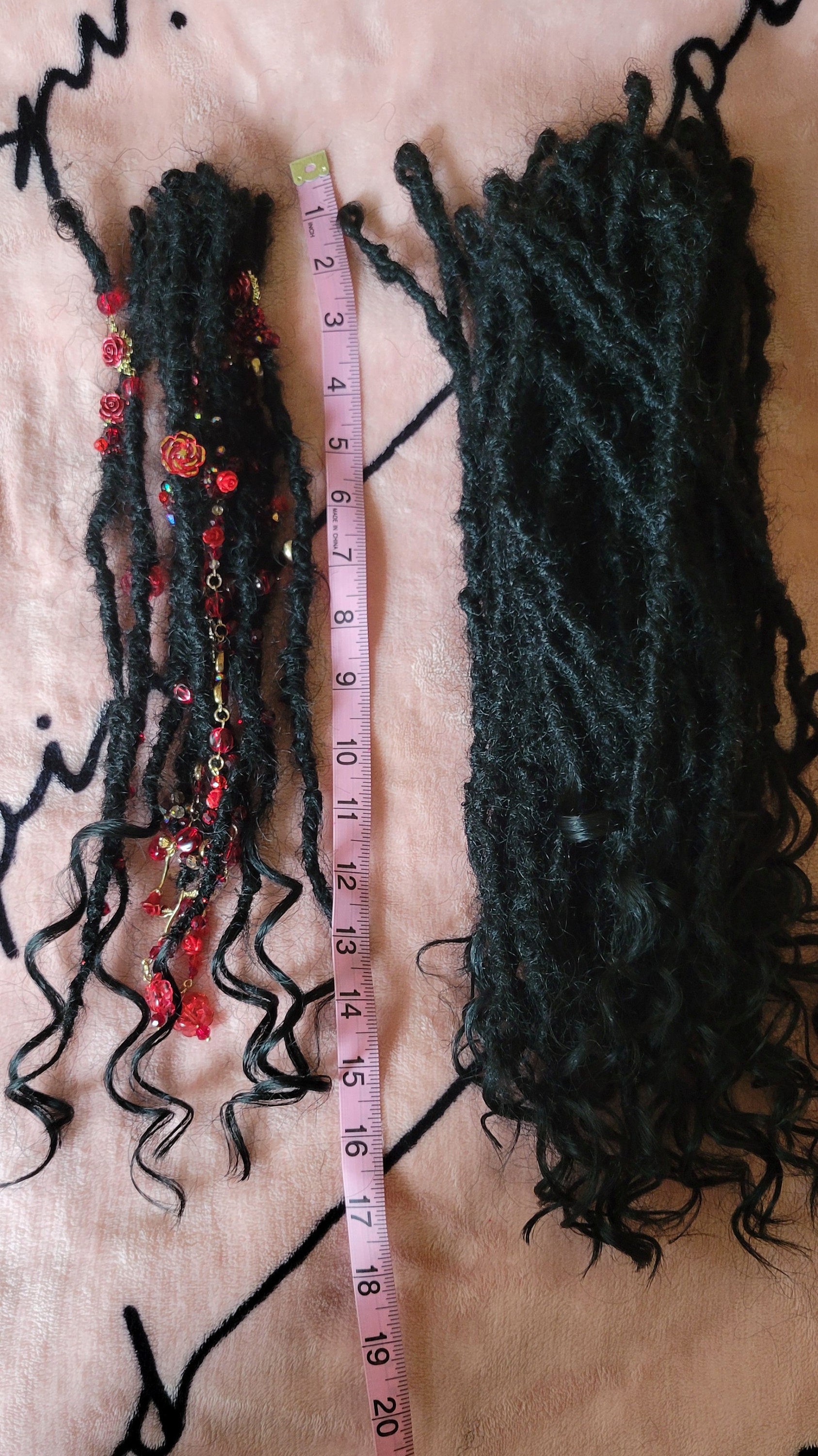 Rose Charm Crochet Locs - Etsy
