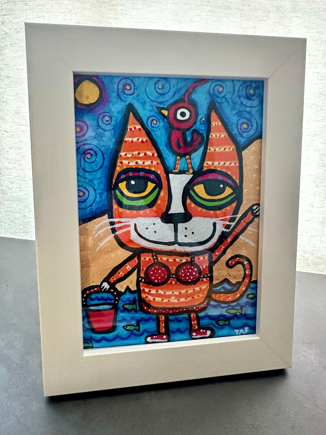 Tracey Ann Finley Framed Art Print Created From My Original Art Bikini ...