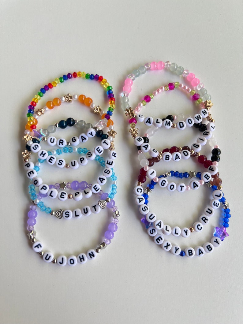 Taylor Swift Unhinged Eras Tour Friendship Bracelets | Trading ...