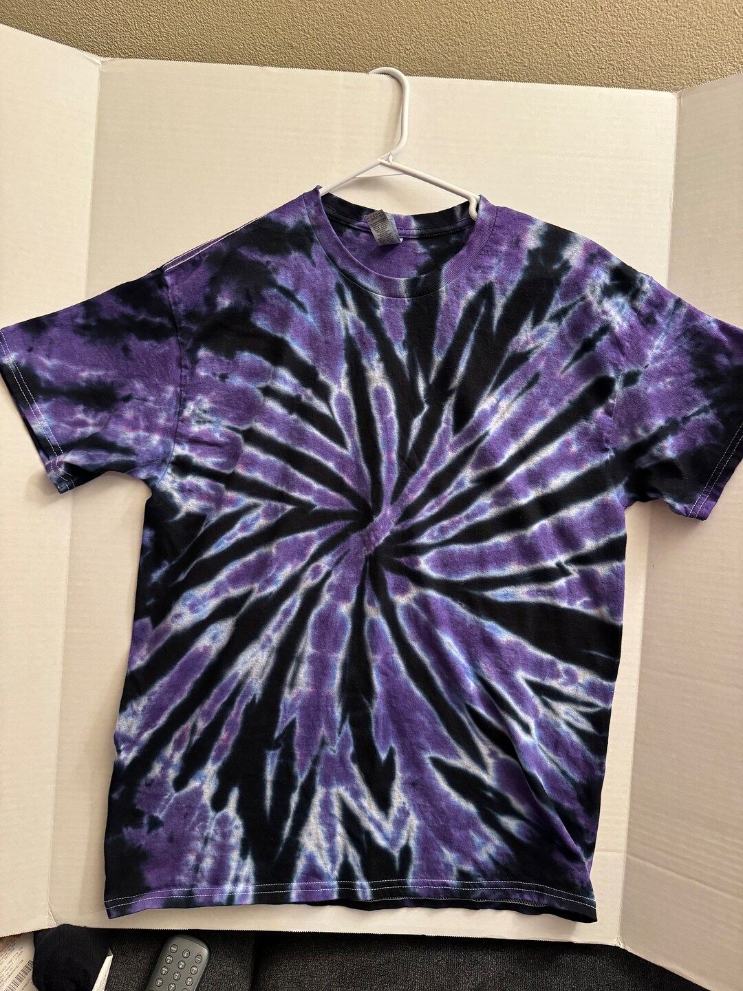 Purple and Black Tie Dye - Etsy