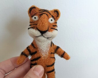 Needle Felted Tiger - Etsy