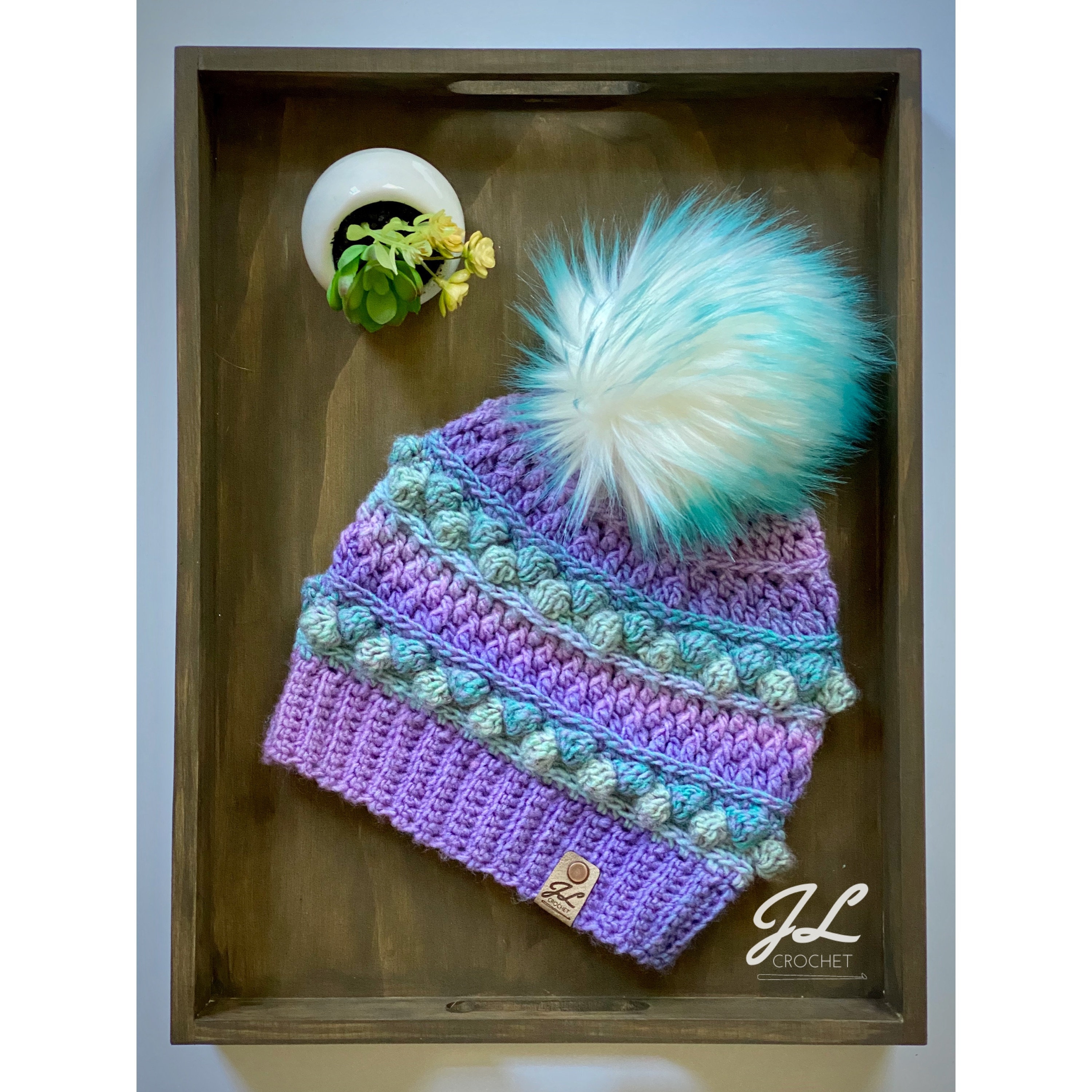 New Hampshire Cabin Beanie Pattern | PDF | Crochet Beanie | Crochet Hat ...