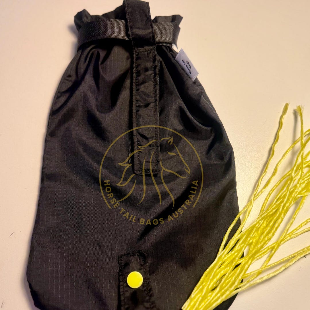Black Ripstop Tail Bags Purple| Horse Tail Bag for Equine | Tail ...