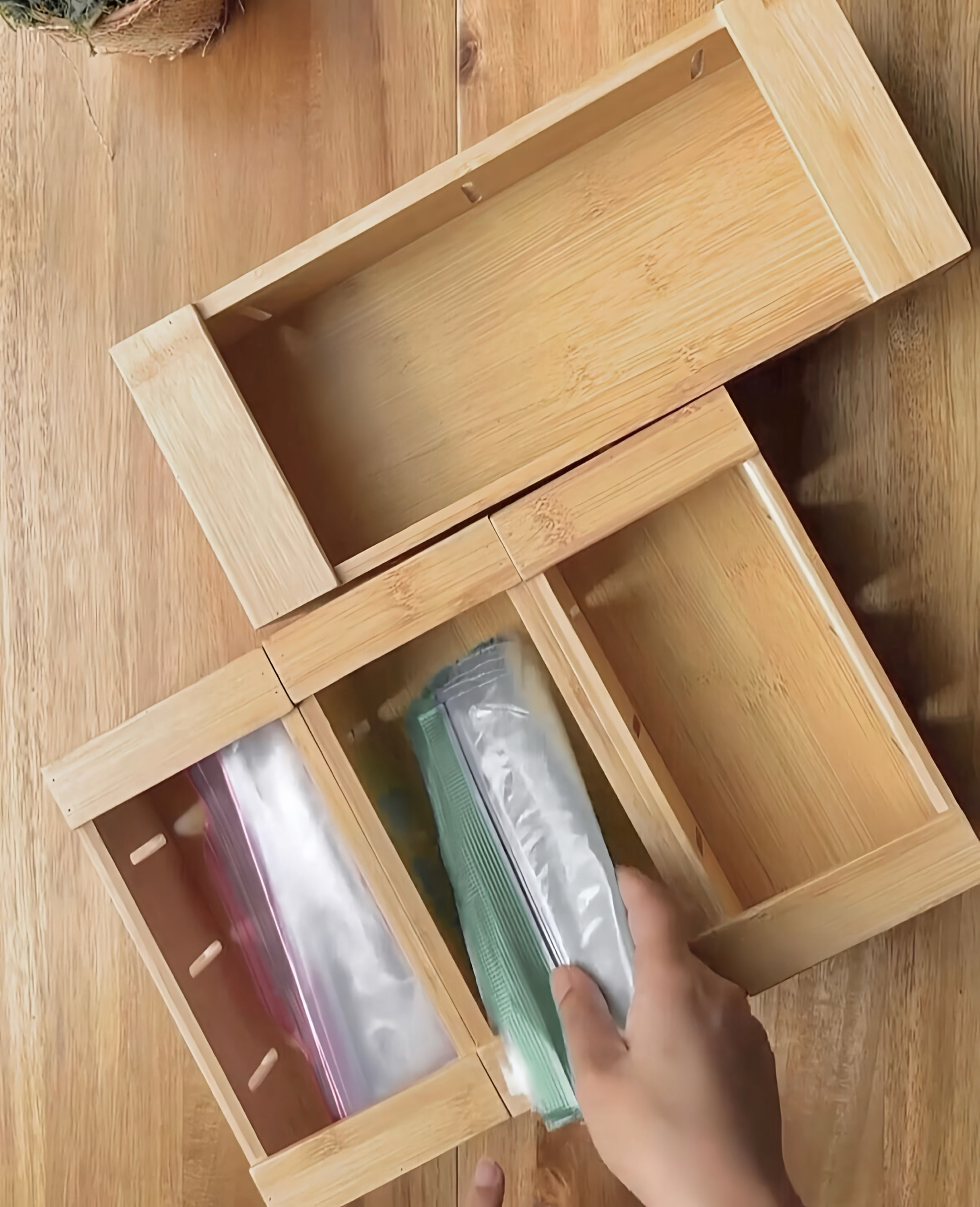 Wrap Dispenser With Cutter and Labels, Plastic Wrap, Aluminum Foil and ...