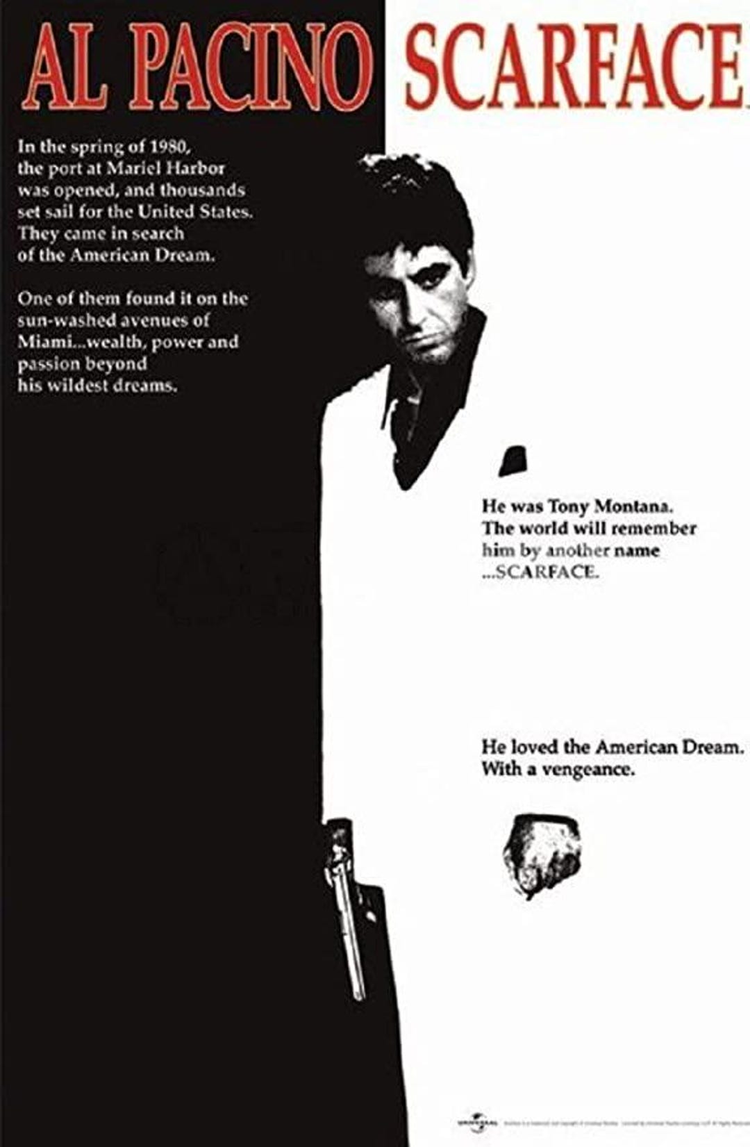 Scarface... One Sheet Poster - Etsy