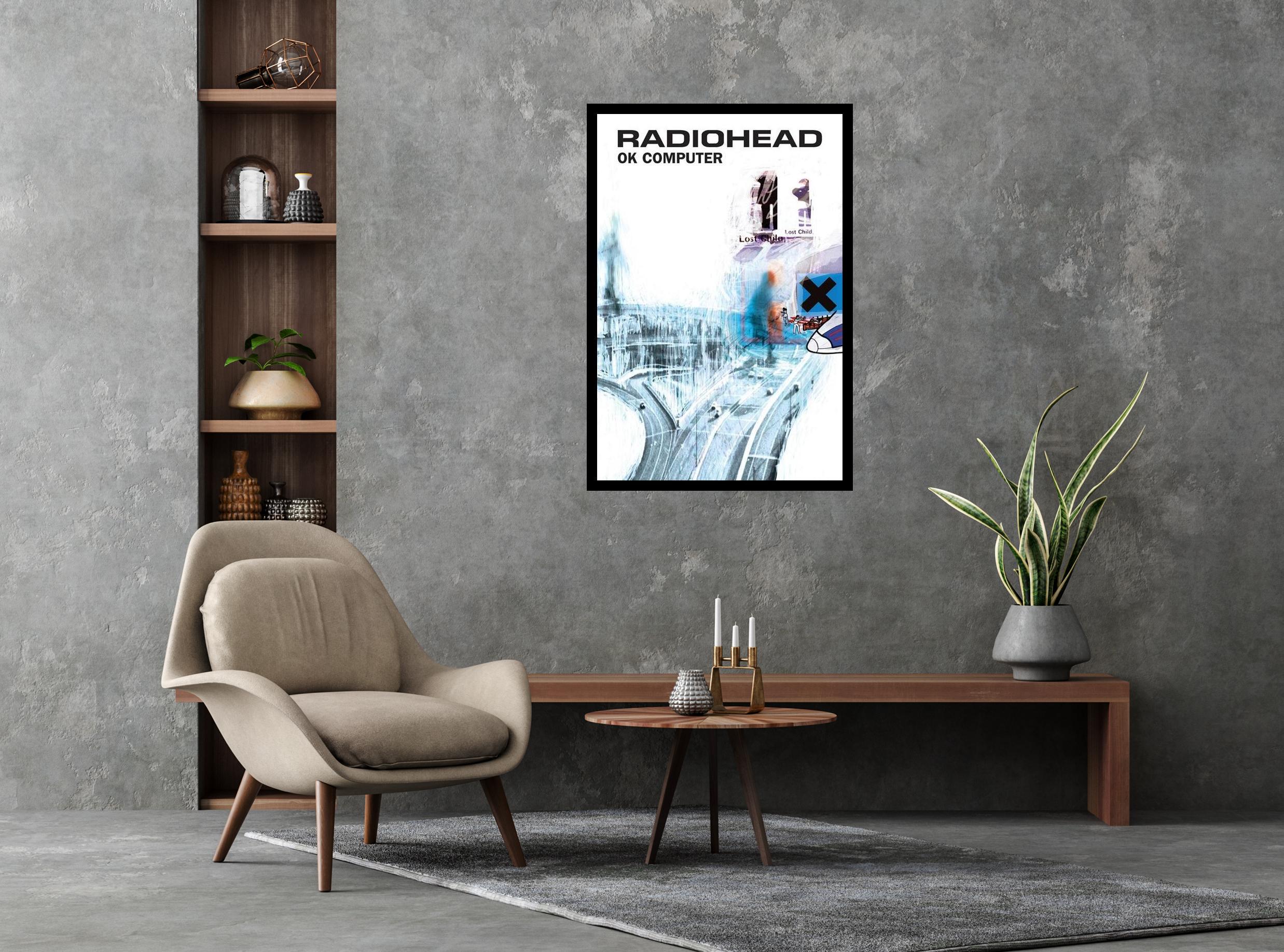 Radiohead Ok Computer Album Cover Poster - Etsy
