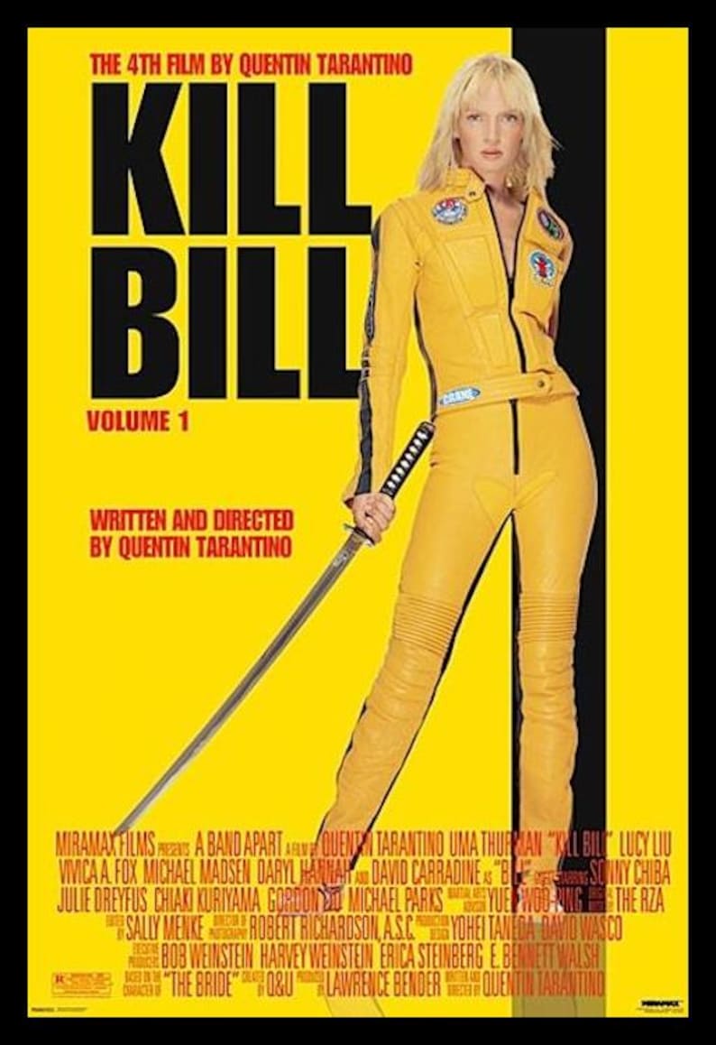 Kill Bill One Sheet Poster - Etsy