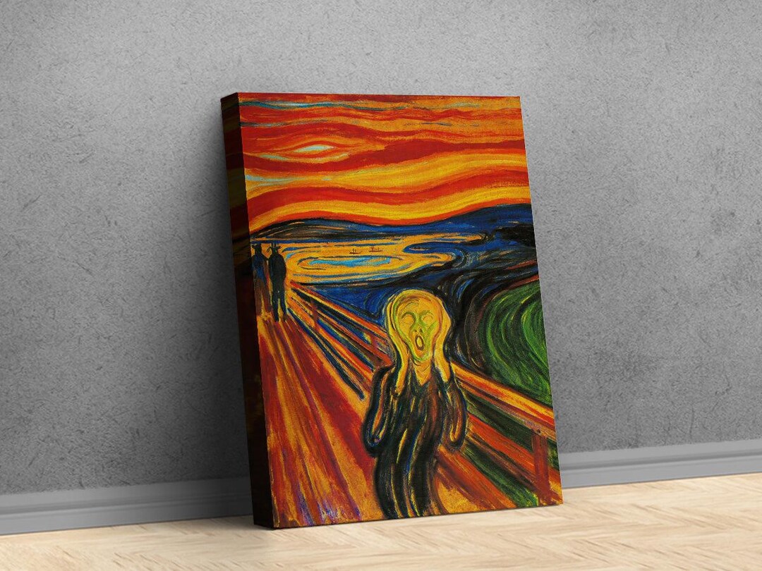 The Scream Canvas - Etsy