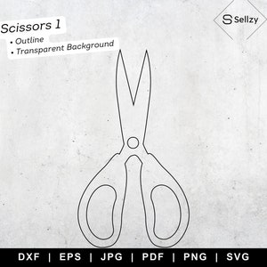 Scissors Bundle SVG | Scissors Outline SVG | Crafting Scissors ...