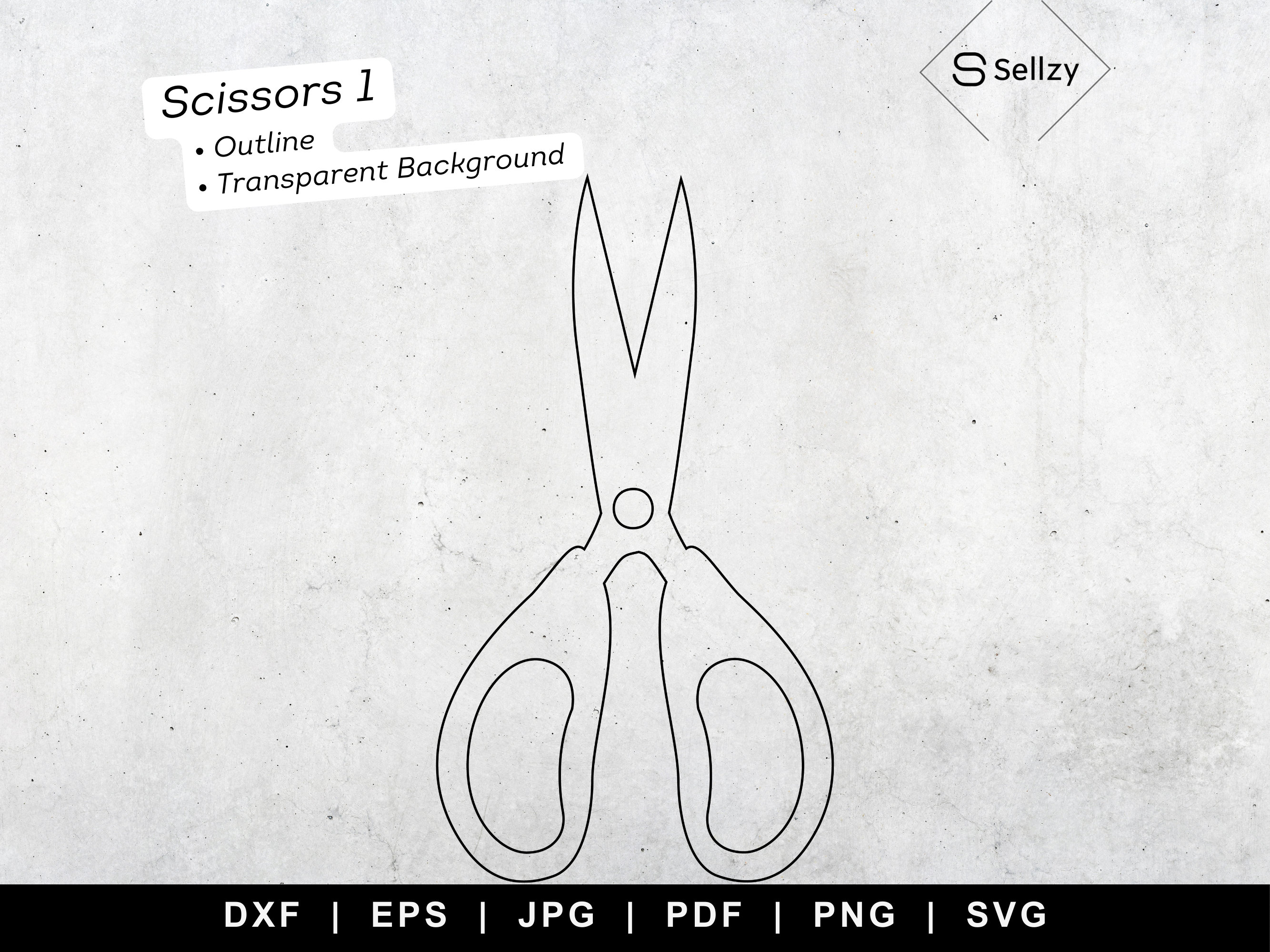 Scissors Bundle SVG | Scissors Outline SVG | Crafting Scissors ...