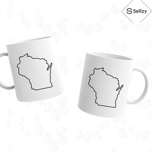 Wisconsin Outline SVG Files | Wisconsin Cut Files | Wisconsin Vector ...