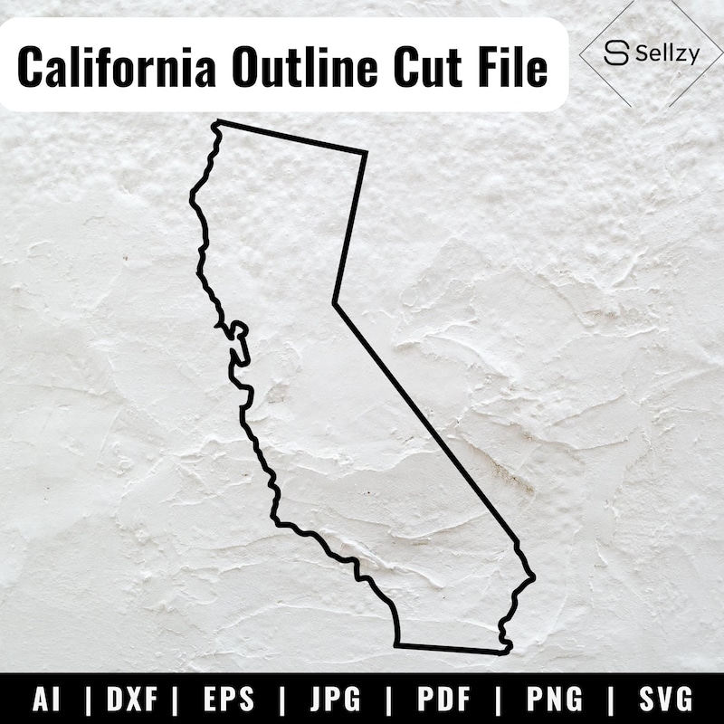 California Map - Etsy