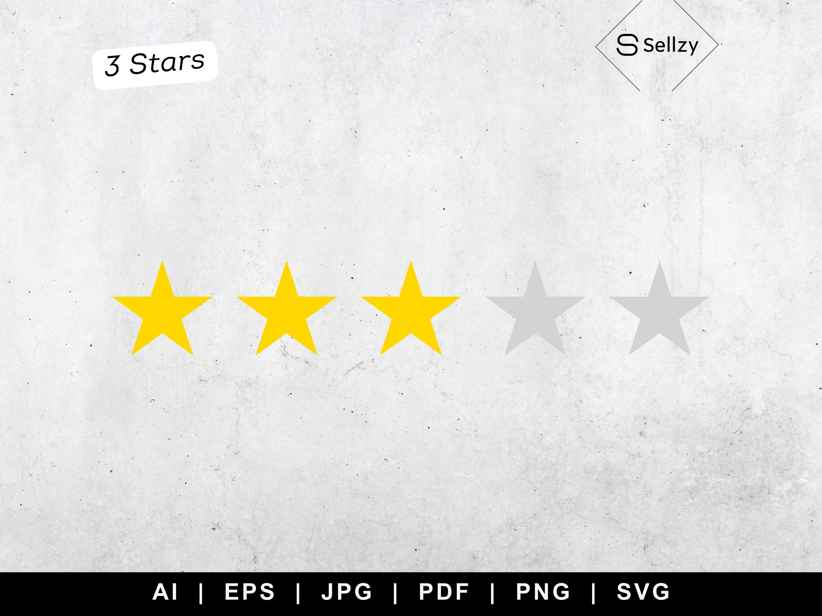 5 Star Review SVG Bundle Five Star Rating SVG 5 Star Rating Svg Five ...