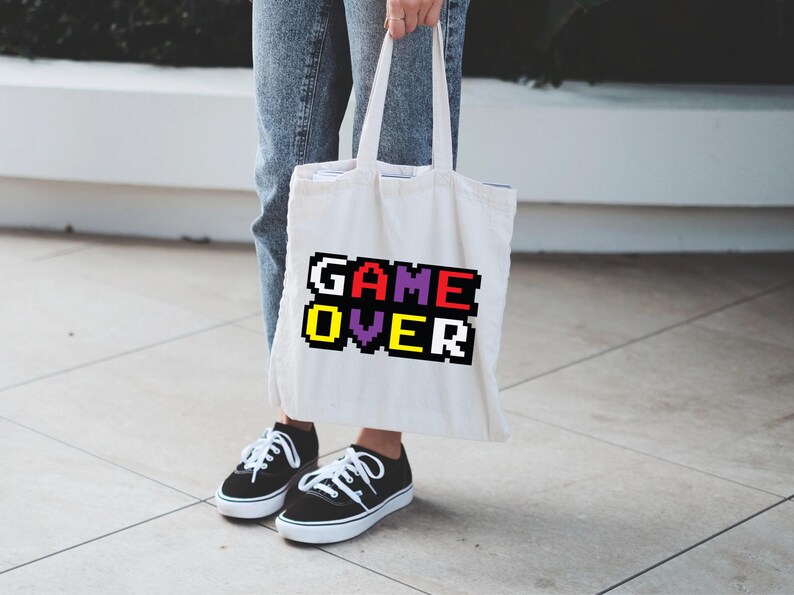 Game Over Pixels | Game Over SVG | Game Over Cricut SVG | Funny Gamer ...