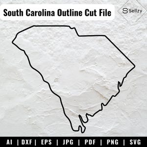 South Carolina Outline SVG Files South Carolina Cut Files South ...