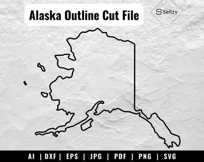 Alaska SVG Alaska Umriss svg Alaska SVG Umriss von Alaska svg enthält ...