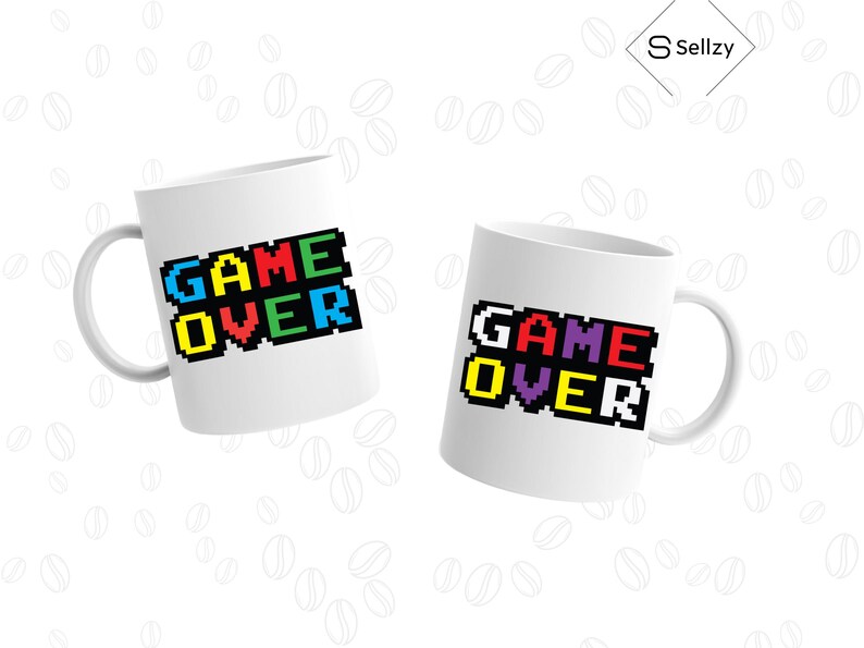 Game Over Pixels | Game Over SVG | Game Over Cricut SVG | Funny Gamer ...