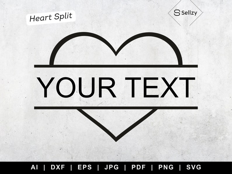 Heart Bundle SVG | Open Heart SVG | Simple Heart SVG | Heart Split ...