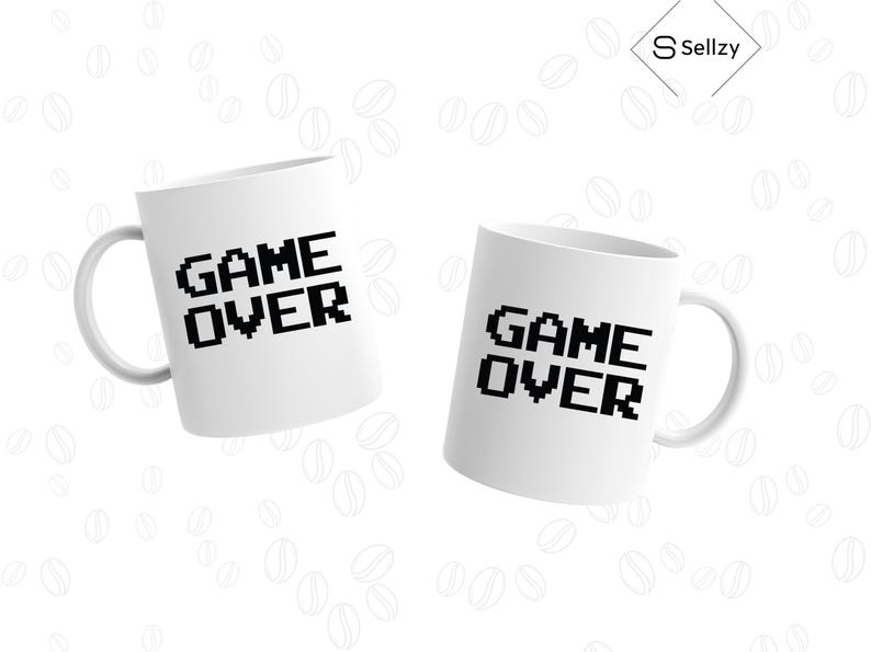 Game Over Pixels | Game Over SVG | Game Over Cricut SVG | Funny Gamer ...