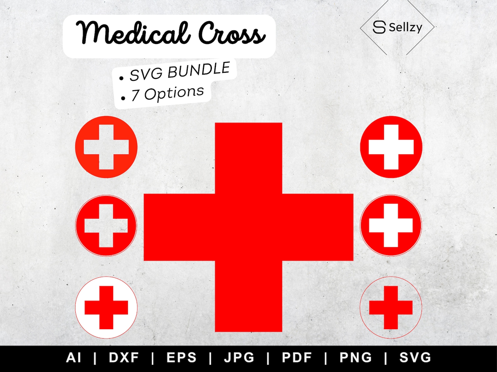Medical Cross SVG Bundle | Red Cross Nurse Clipart | Healthcare SVG ...
