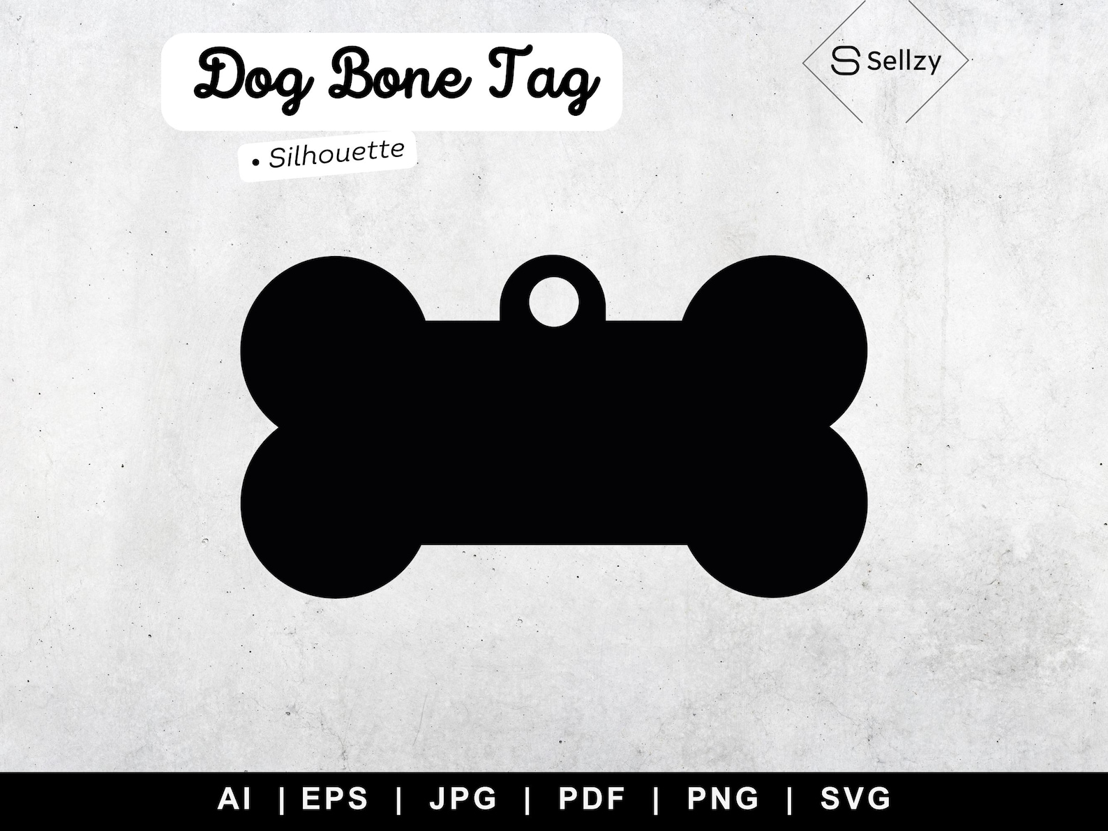 Dog Bone Tag Outline Svg | Dog Bone Cricut File | Dog Tag Outline | Dog ...