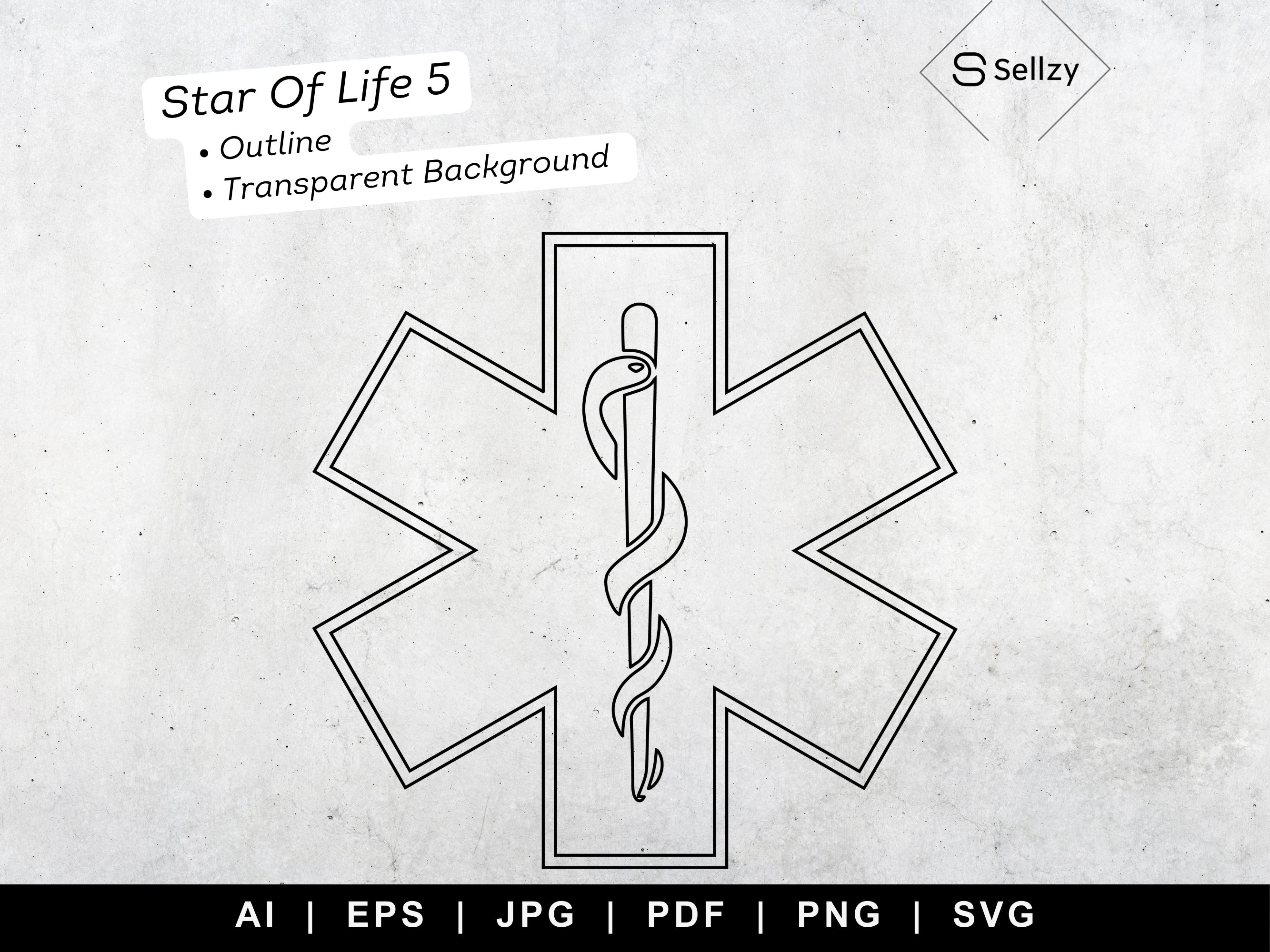 Star of Life SVG Bundle | EMS Star Svg| Emergency Medical Services SVG ...