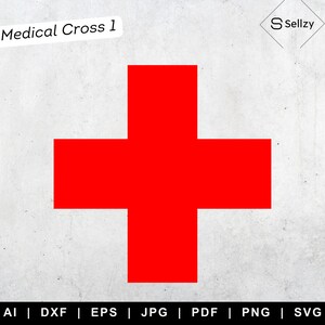 Medical Cross SVG Bundle | Red Cross Nurse Clipart | Healthcare SVG ...