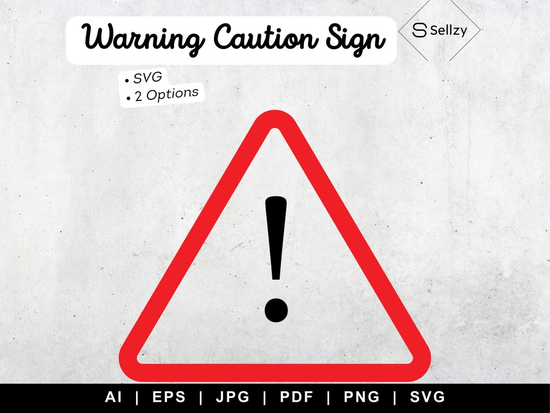 Warning Caution Sign SVG Bundle | Warning Caution Sign SVG | Blocked Symbol SVG | Caution Svg ...