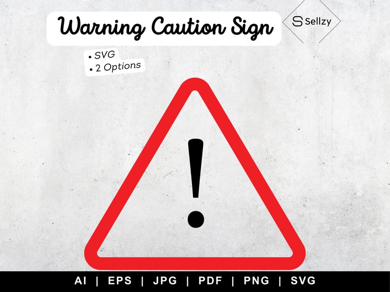 Warning Caution Sign SVG Bundle | Warning Caution Sign SVG | Blocked ...
