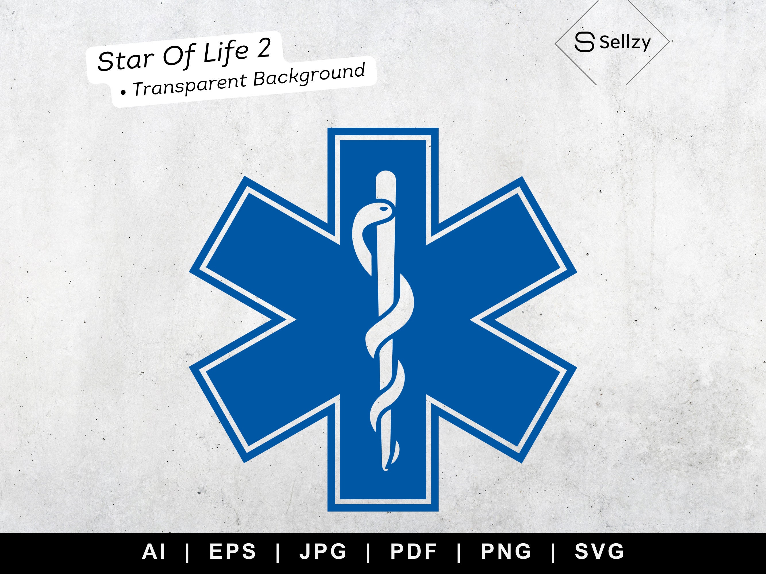 Star of Life SVG Bundle | EMS Star Svg| Emergency Medical Services SVG ...