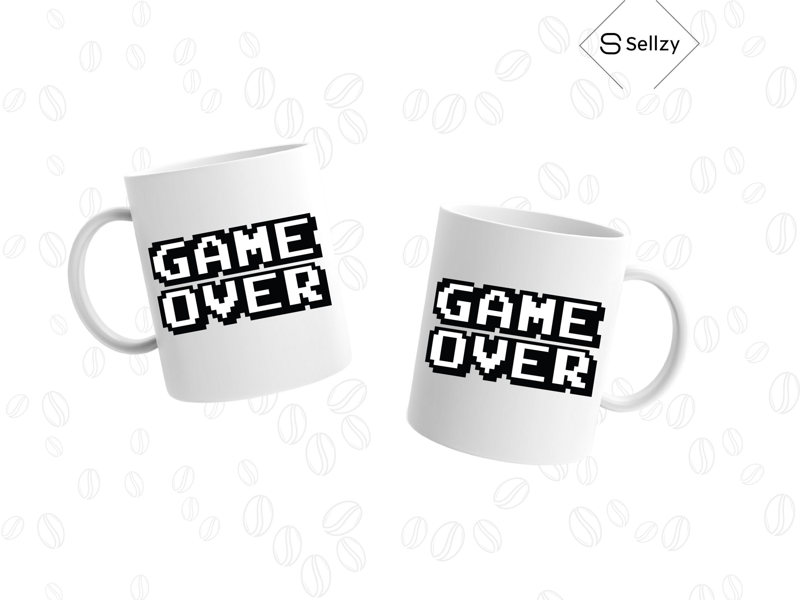 Game Over Pixels | Game Over SVG | Game Over Cricut SVG | Funny Gamer ...