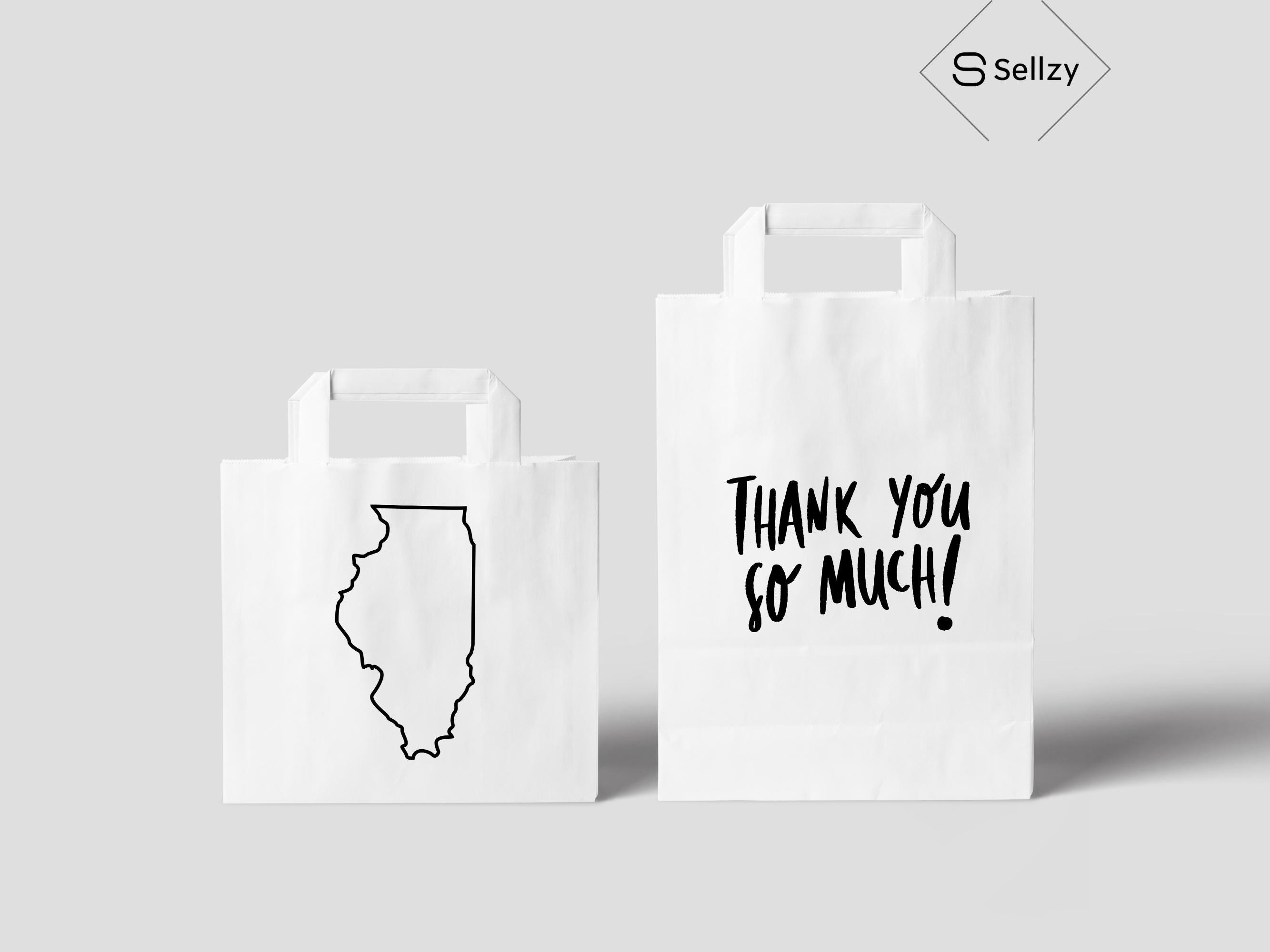 Illinois Outline SVG Files | Illinois Cut Files | Illinois Outline PNG ...