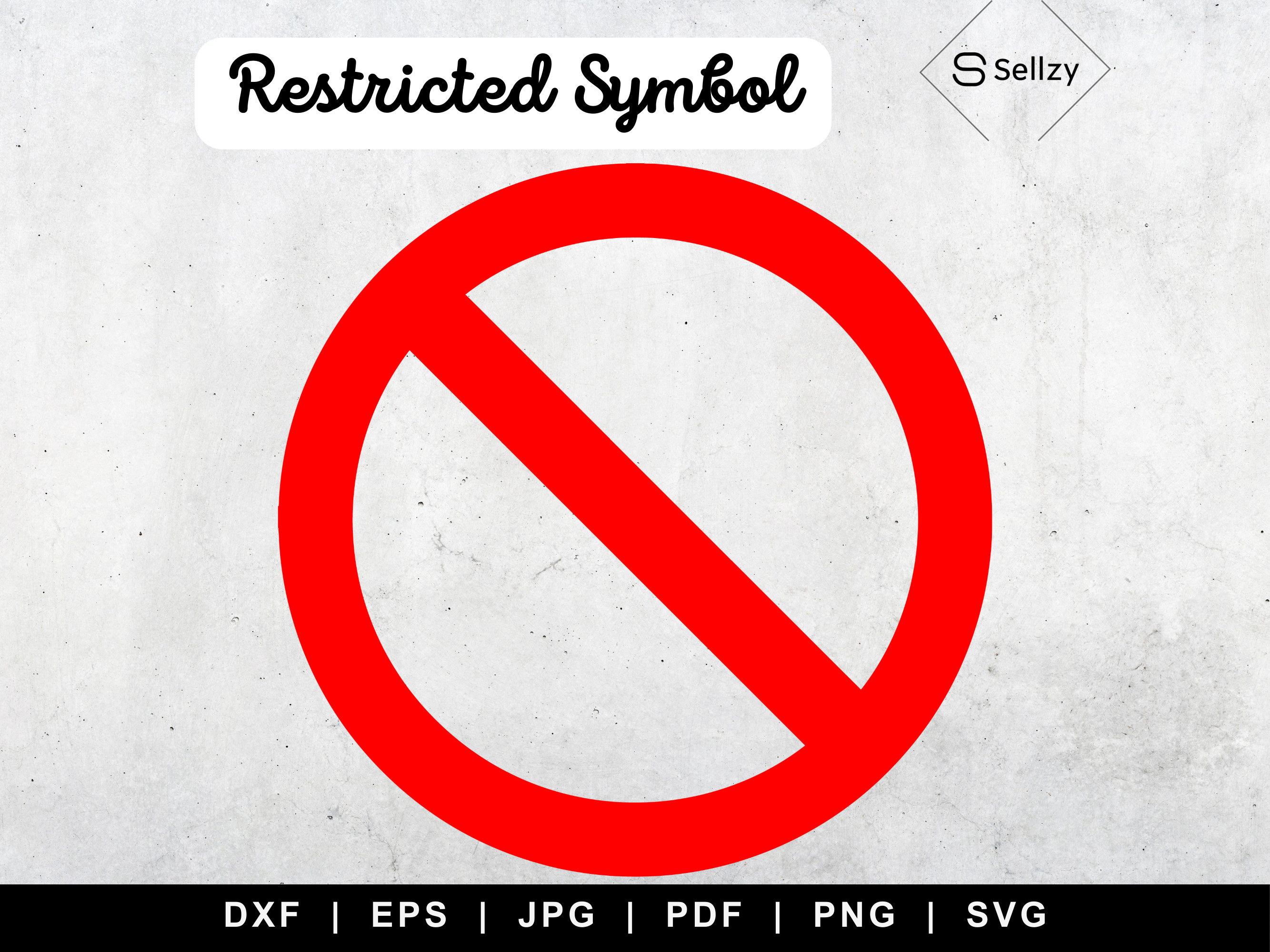 Blocked Symbol SVG | Restricted Symbol SVG | Banned Symbol SVG| No ...