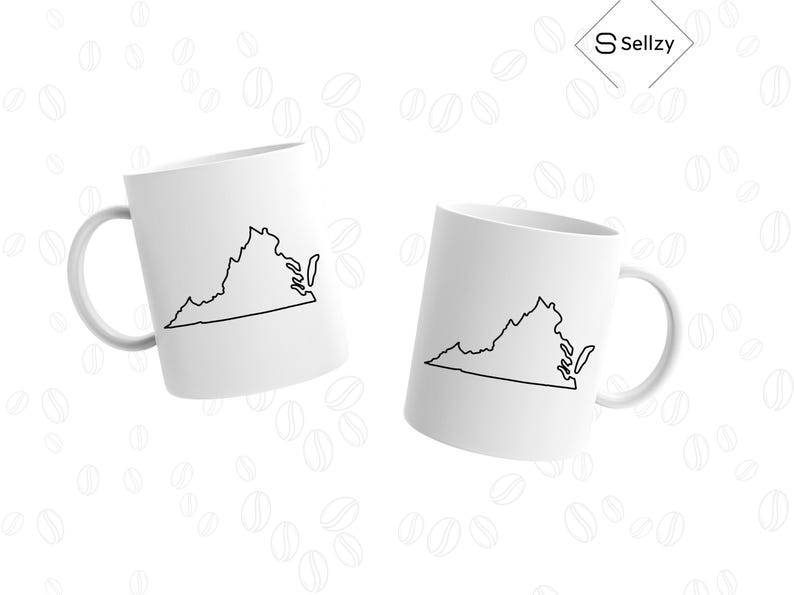 Virginia Outline SVG Files | Virginia Cut Files | Virginia Vector | USA ...