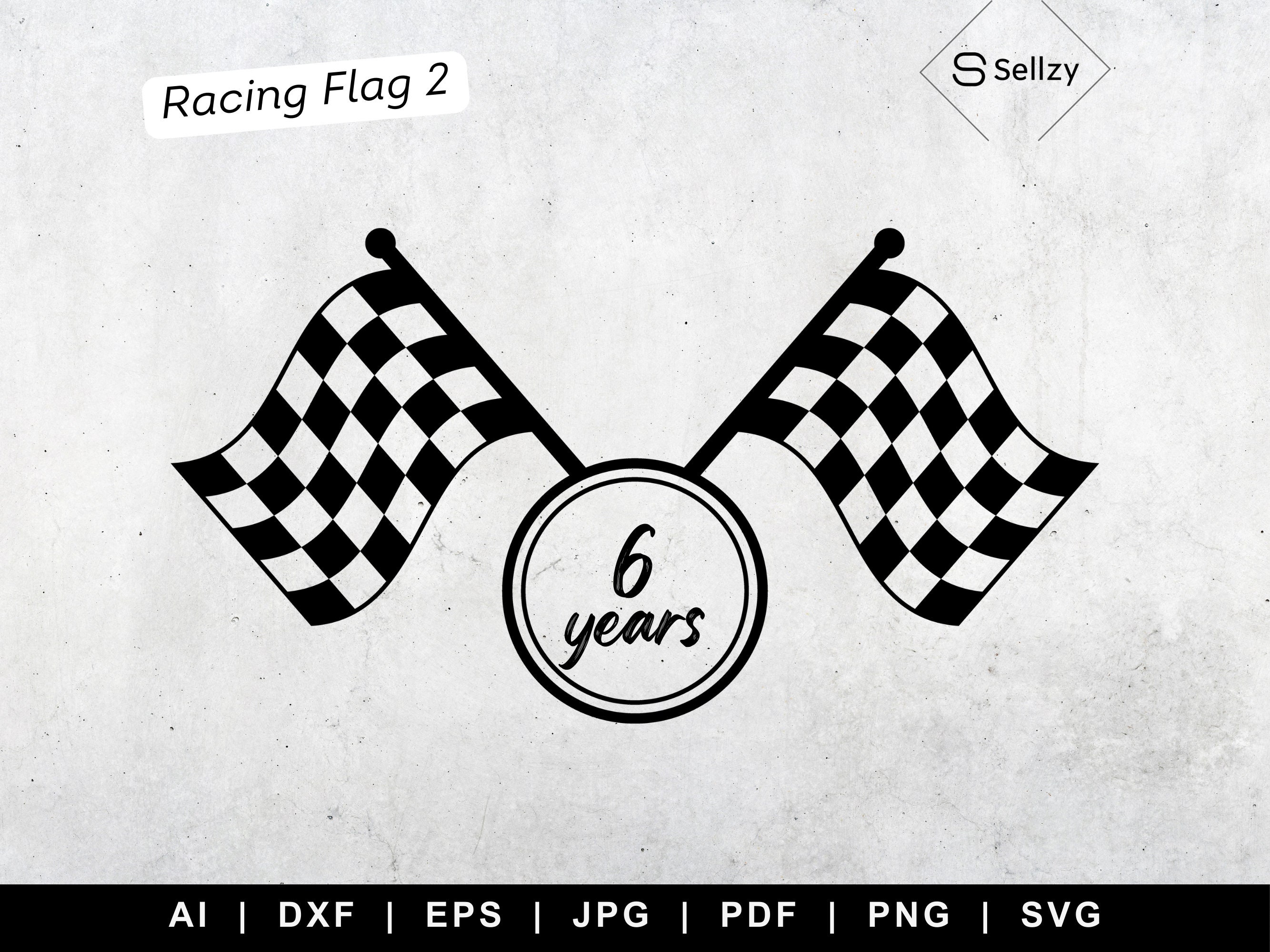 Racing Flag Bundle SVG Racing Flag Outline Racing Flag Logo Racing Flag ...