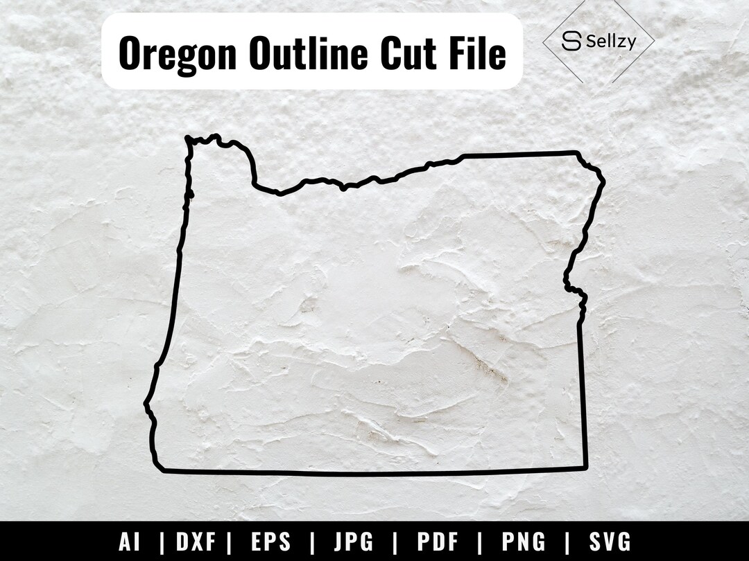 Oregon Outline SVG Files | Oregon Cut Files | Oregon Vector | USA ...