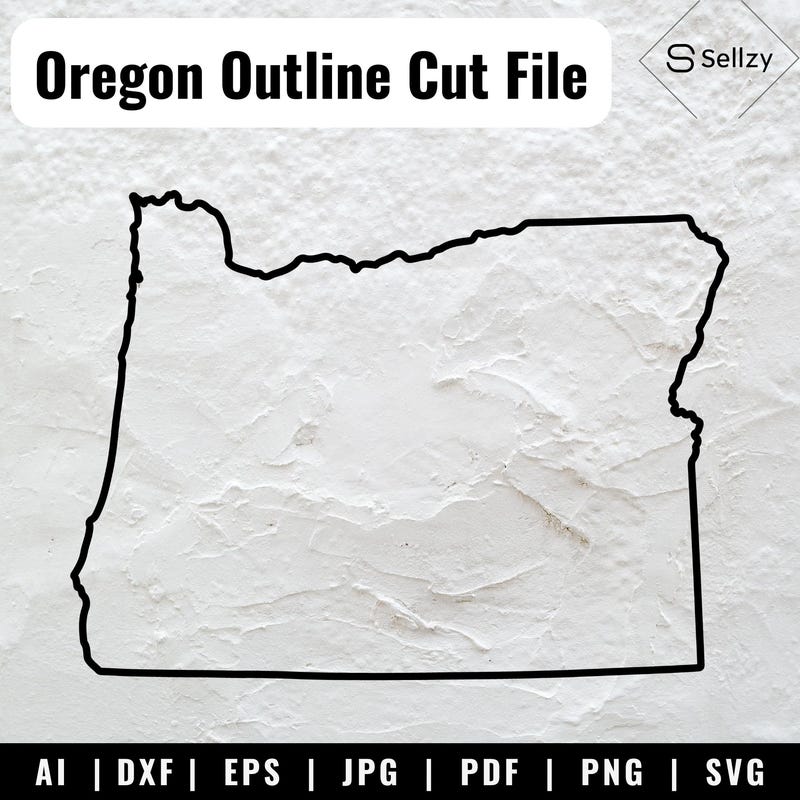 Oregon Outline - Etsy