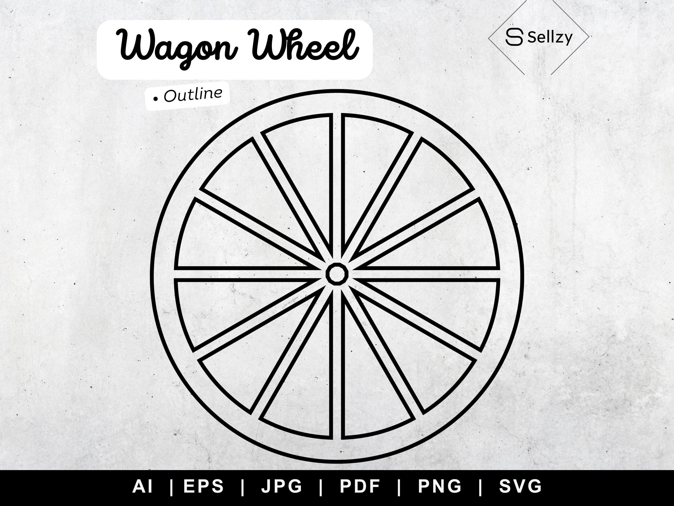 Wagen Rad Symbol SVG | Wagen Rad SVG | Wagen Rad Cricut Schnitt Datei ...