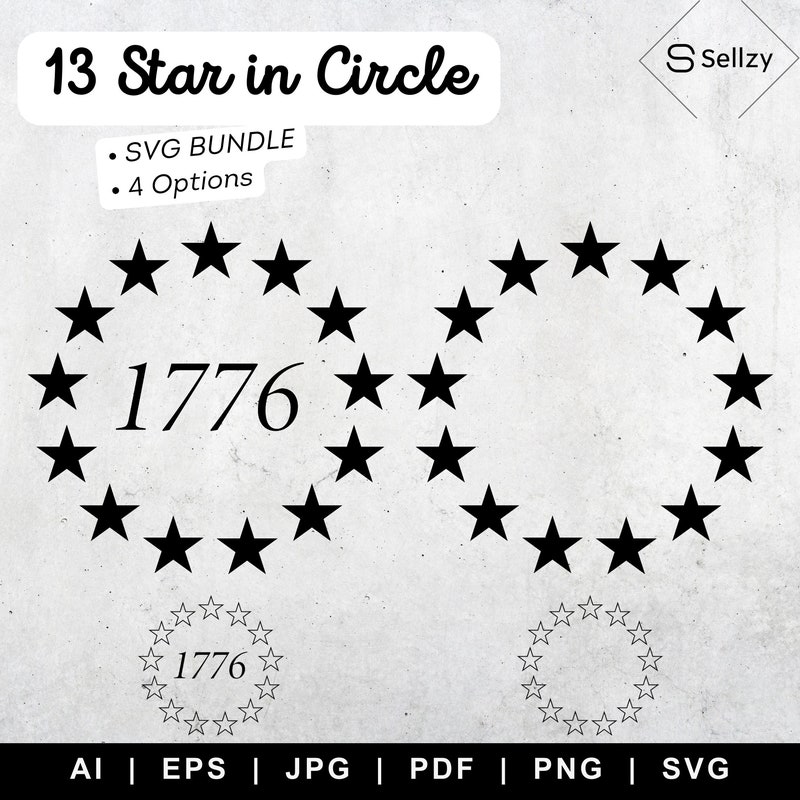 13 Stars - Etsy