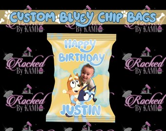 Bluey Custom Chip Bag Digital Only - Etsy