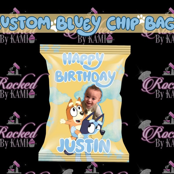 Custom Bluey Chip Bags - Etsy
